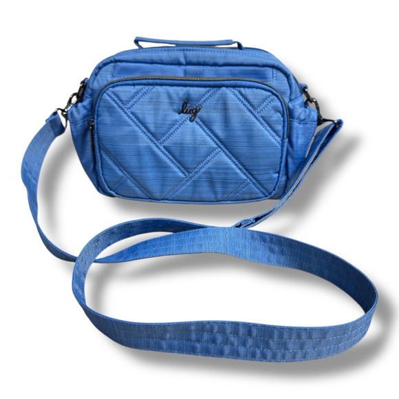 lug | Bags | Lug Life Boomer Top Handle Crossbody Bag Blue Water ...